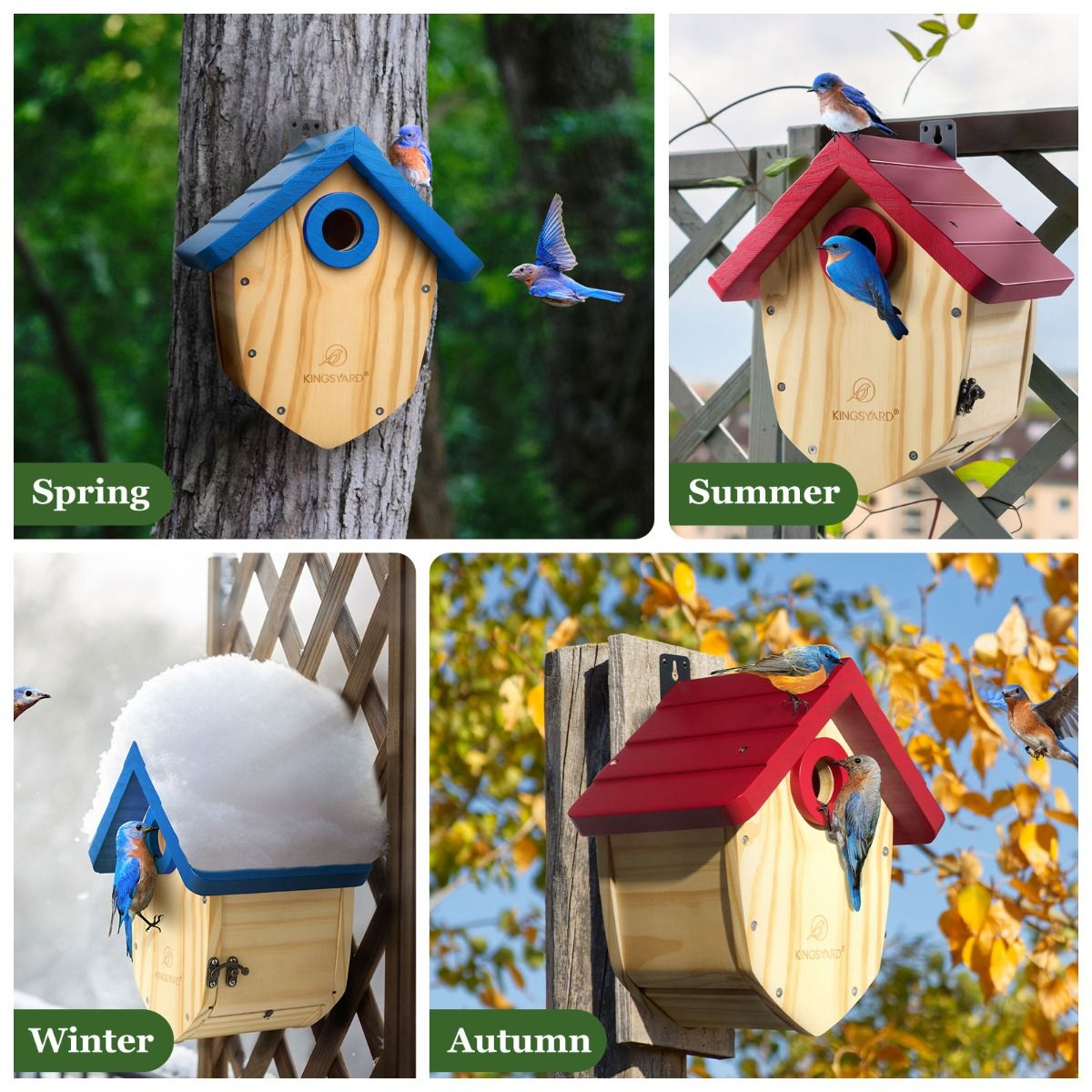 Kingsyard Pine Cone Inspired Bird House